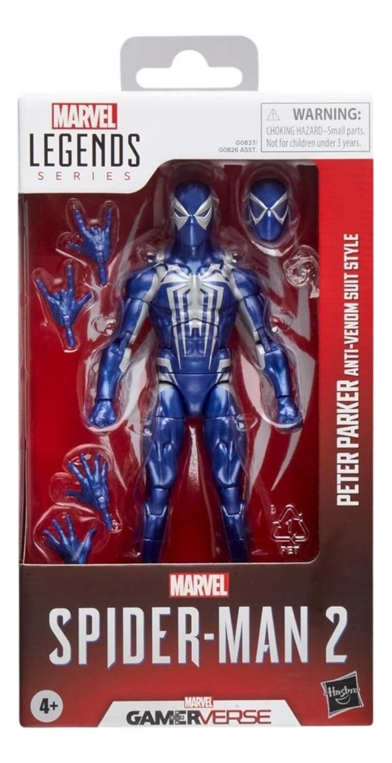 Spider-man Marvel Legends Gamerverse Peter Parker Anti-venom - One Up Games
